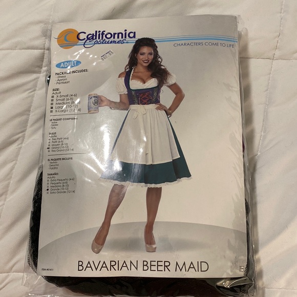 California Costumes | Dirndls | Nwt Bavarian Beer Maid Costume | Poshmark